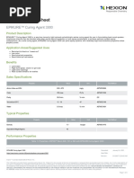 Technical Data Sheet: EPON™ Resin 828 | PDF | Epoxy | Chemistry