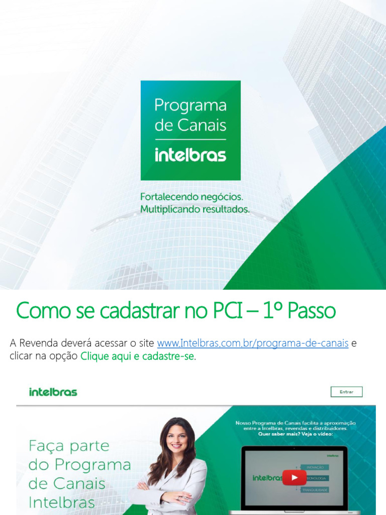 Como Cadastrar A Revenda No PCI | PDF