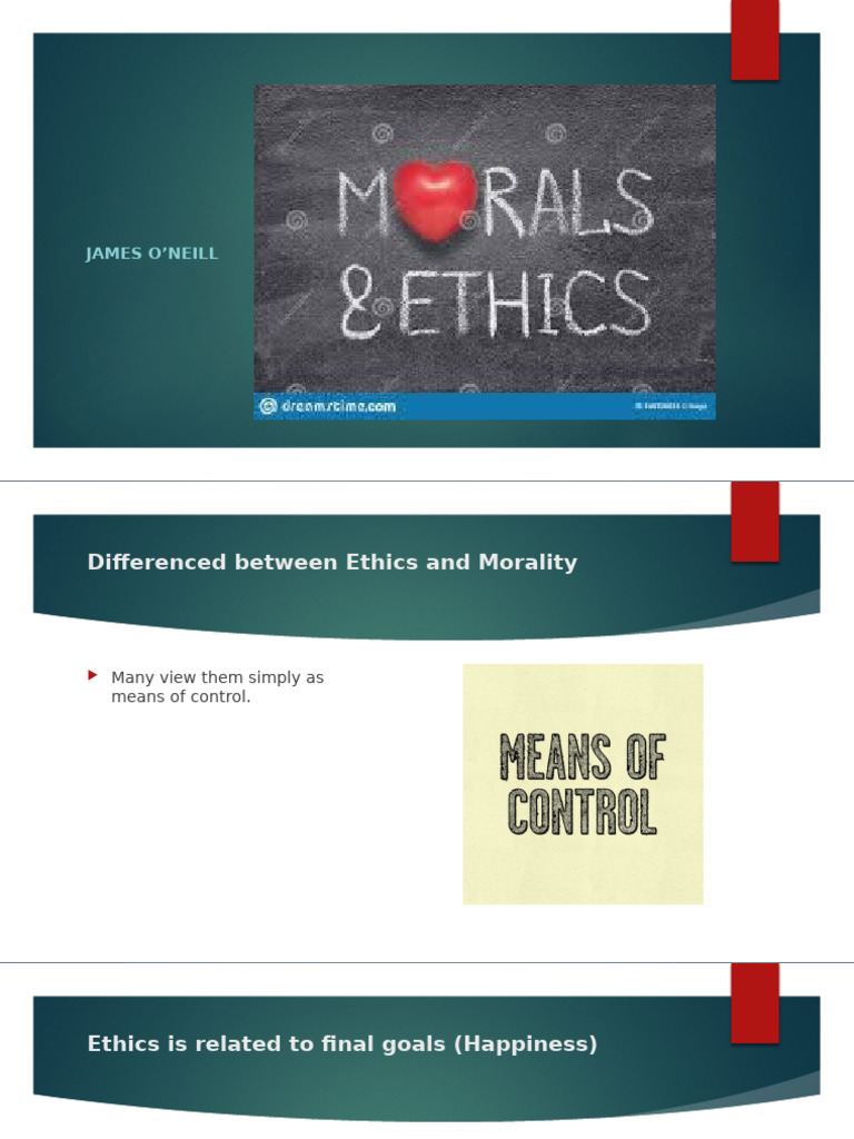 Ethics and Morality PPT May 2021 | PDF