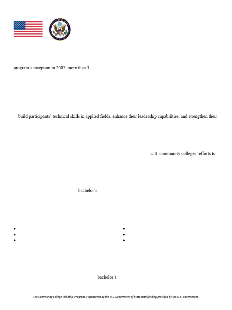 CCI Program AY 2025 2026 - Program Overview | PDF | Test Of English As ...