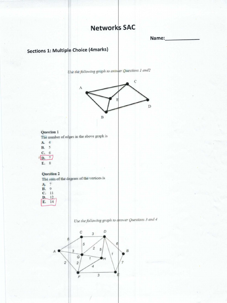 2021 Networks SAC Solutions | PDF