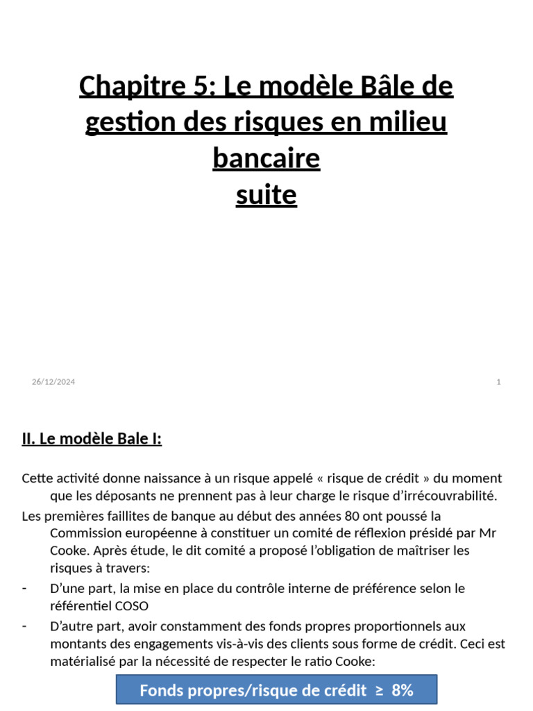 sÃ©ance 9 gestion des risques 2 | PDF | Risque opérationnel | Banques