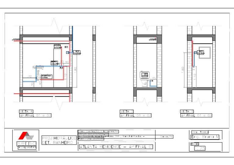 Ap 01-Proj Hidra-Det Banheiro-1 | PDF