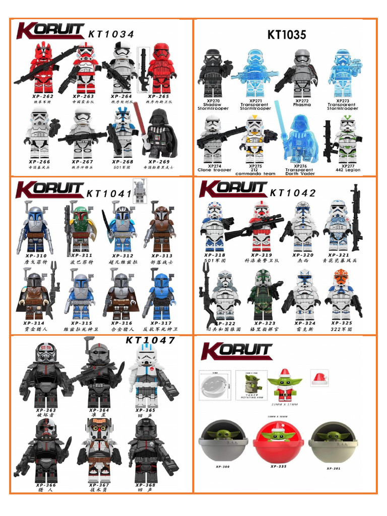 KORUIT Star Wars Charactors | PDF