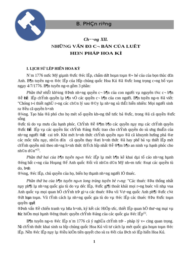 Giao Trinh Luat Hien Phap Nuoc Ngoai Phan B PGS - Ts Thai Vinh Thang | PDF