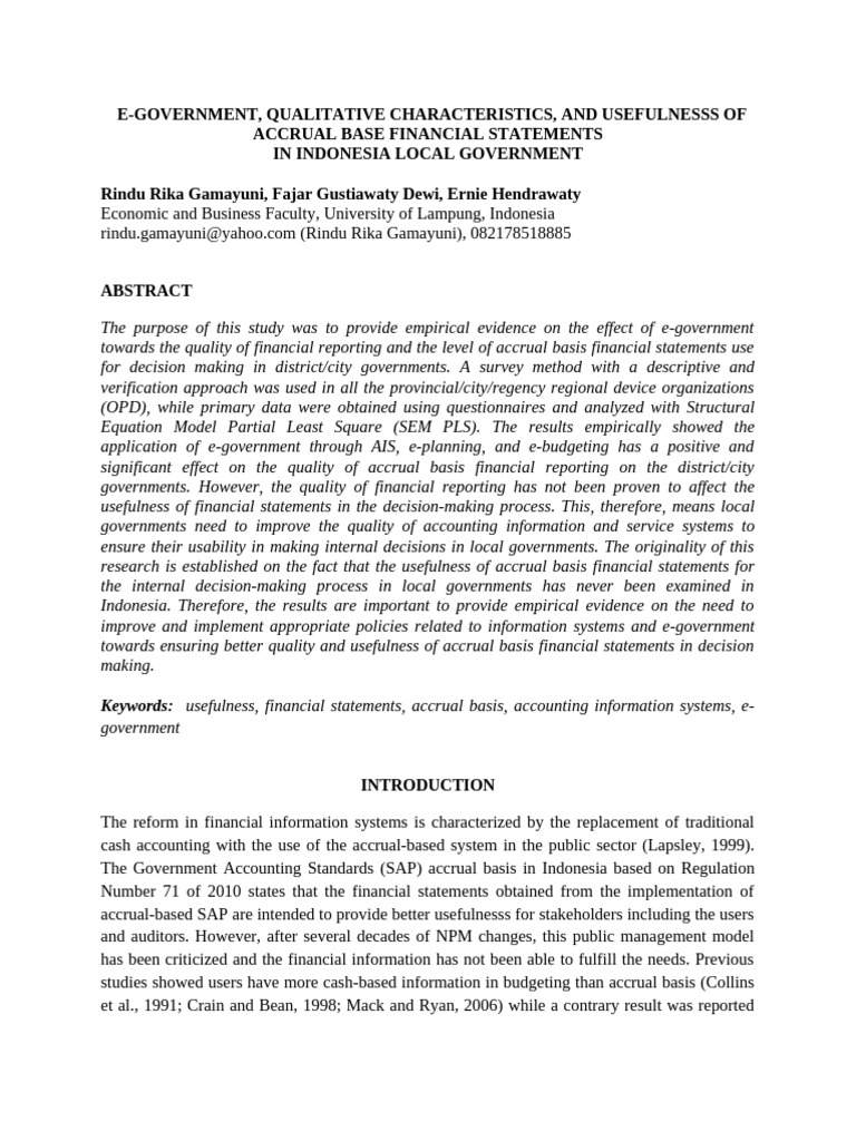 Paper Decision Usefulness English | PDF | Coefficient Of Determination ...