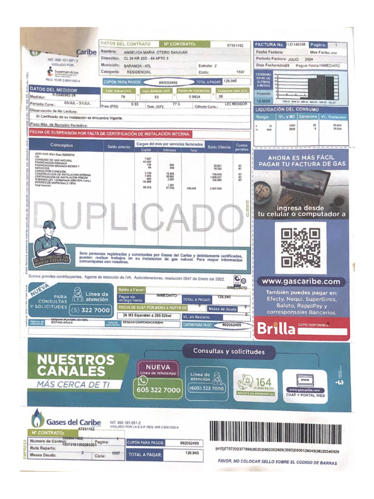 Recibo S | PDF