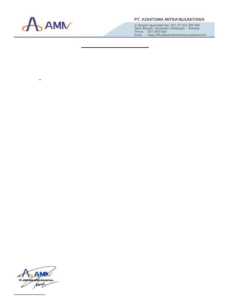 SURAT PAKLARING Akhmad Fadilah | PDF