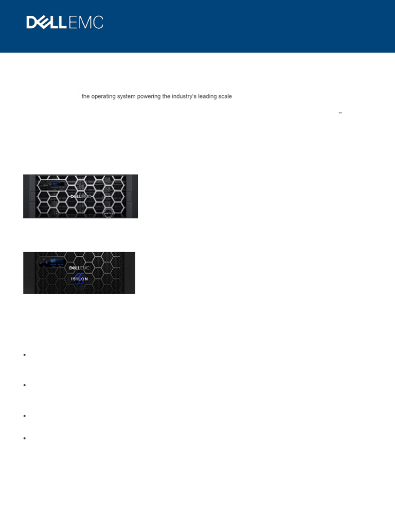 Dell PowerScale Archive | PDF | Hard Disk Drive | Scalability