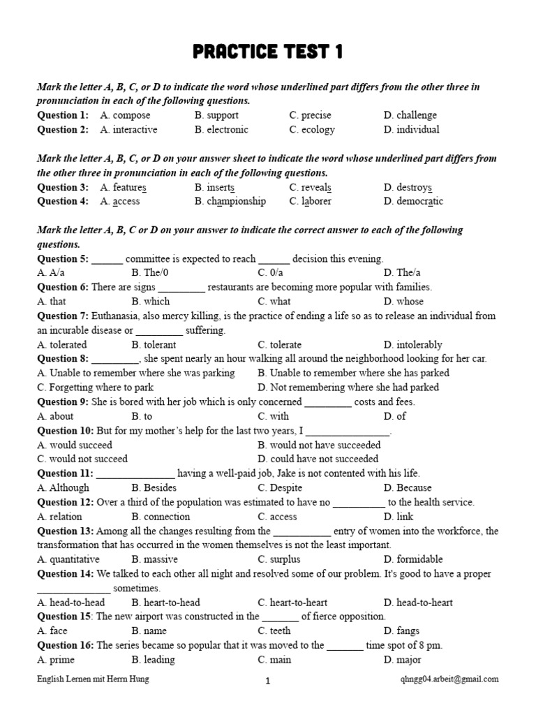 Practice test 1 | PDF | Earthquakes