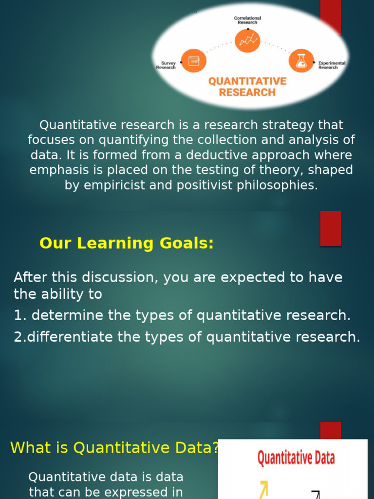 Understanding Quantitative Research Methods | PDF | Quantitative Research | Experiment
