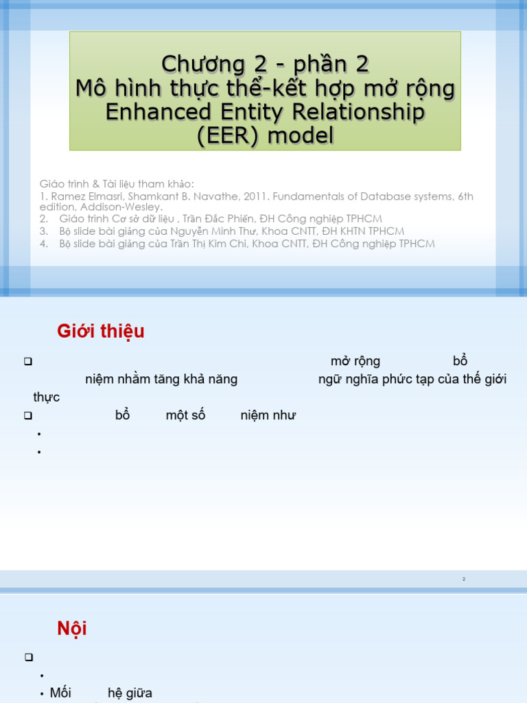 Chuong 2 p2 EERD Model | PDF