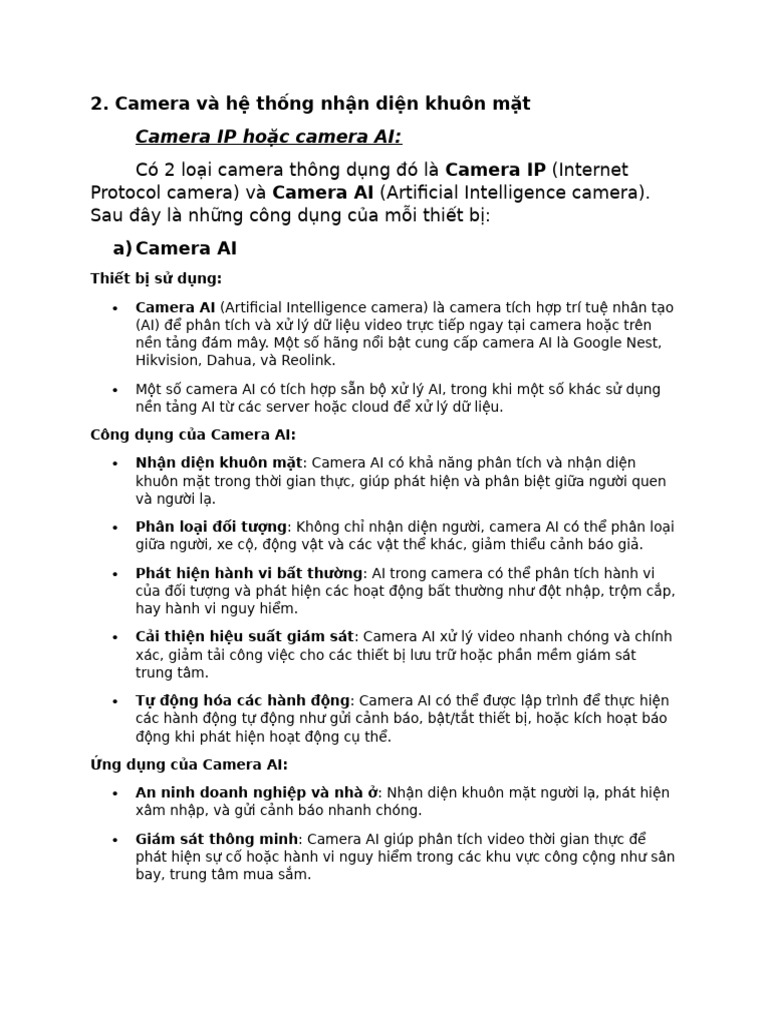 Camera AI | PDF