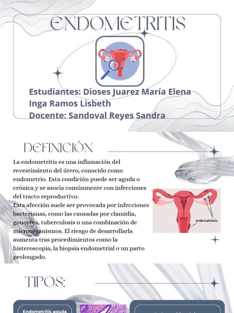 Endometritis: Causas y Diagnóstico | PDF | Epidemiología ...
