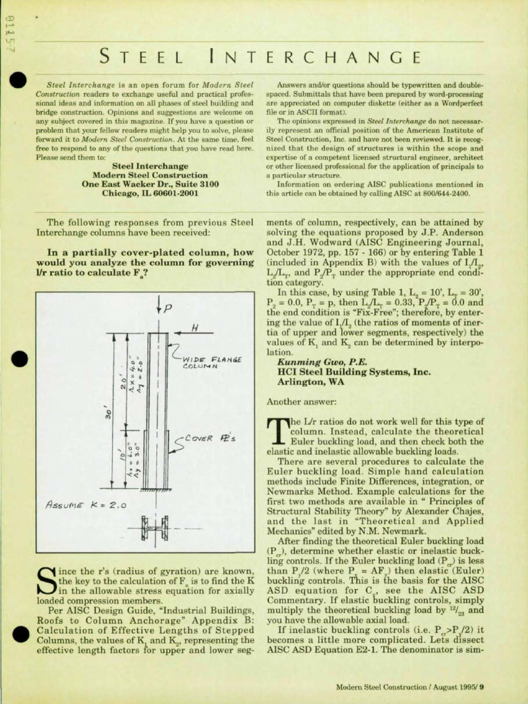 1995 | PDF | Buckling | Structural Engineering