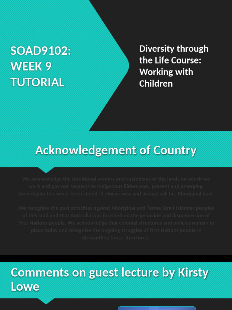 SOAD9102 Tutorial Week 9 ONC Final | PDF