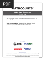 2022 Chapter Competition Solutions | PDF | Mathematics | Elementary Mathematics