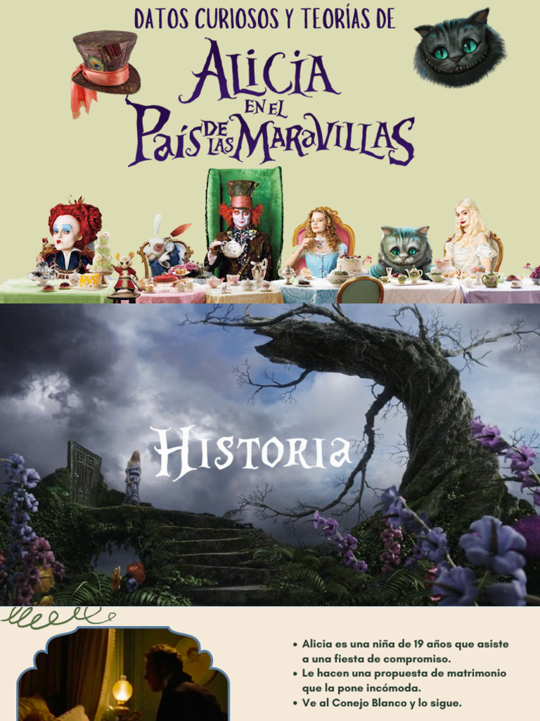 Alicia en El País de Las Maravillas - Presentación | PDF | Las ...