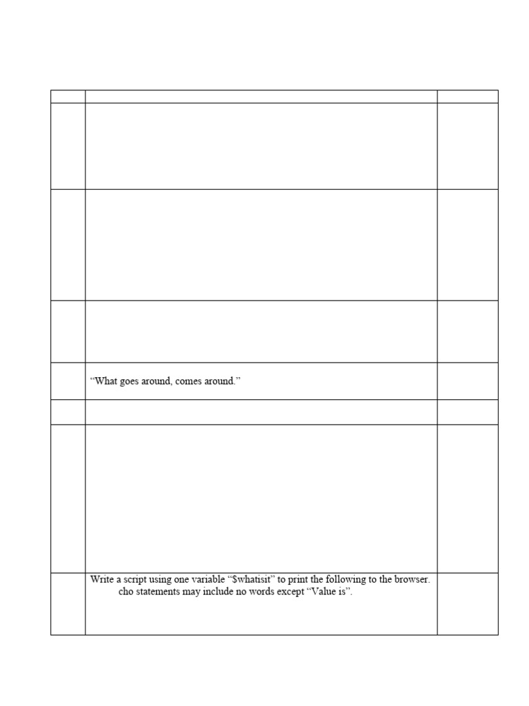 WBP - PracticalFile - INDEX - BCA-V E | PDF | Php | Control Flow