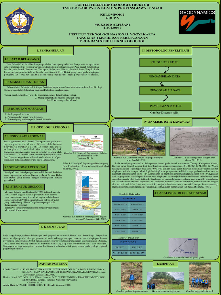 Poster Geologi Struktir | PDF
