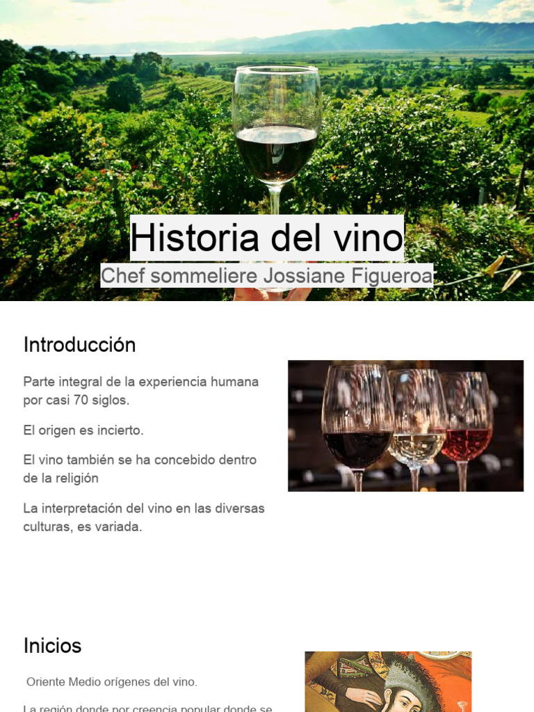 Historia del vino | PDF | Vino | Uva