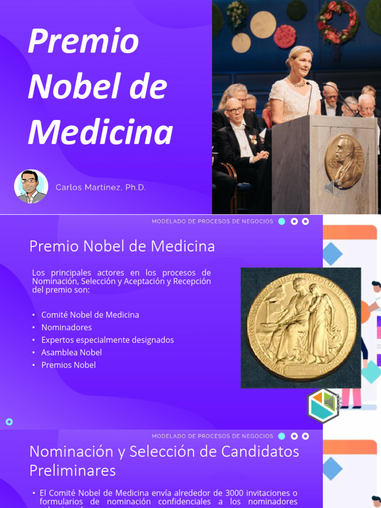 Descripción Del Proceso Premio Nobel | PDF