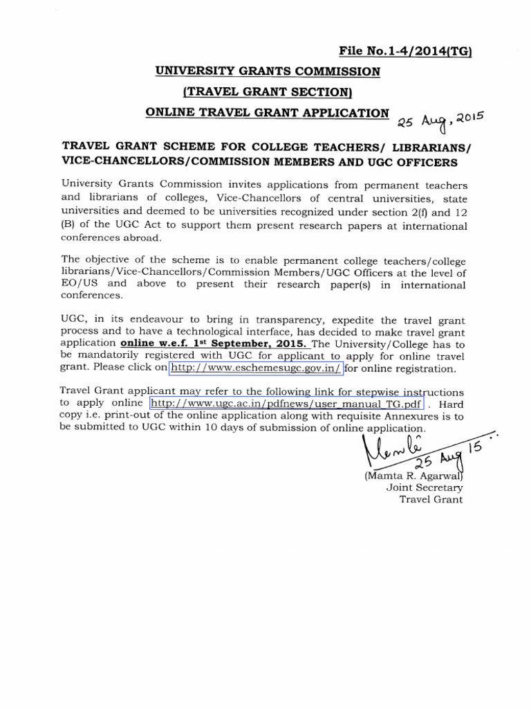 Travel Grant Application | PDF