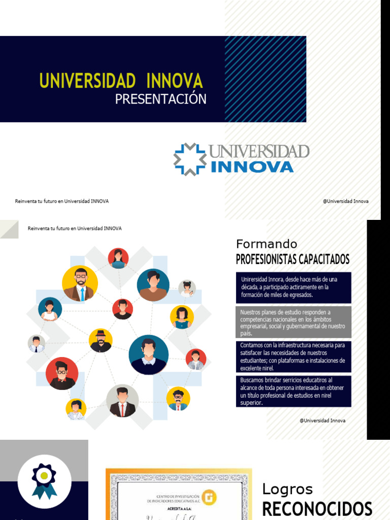 Universidad Innova: Formación Profesional | PDF | Plan de estudios