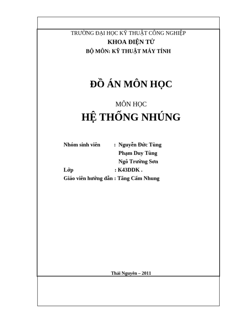 Tailieuxanh Bao Cao Do An 361 | PDF