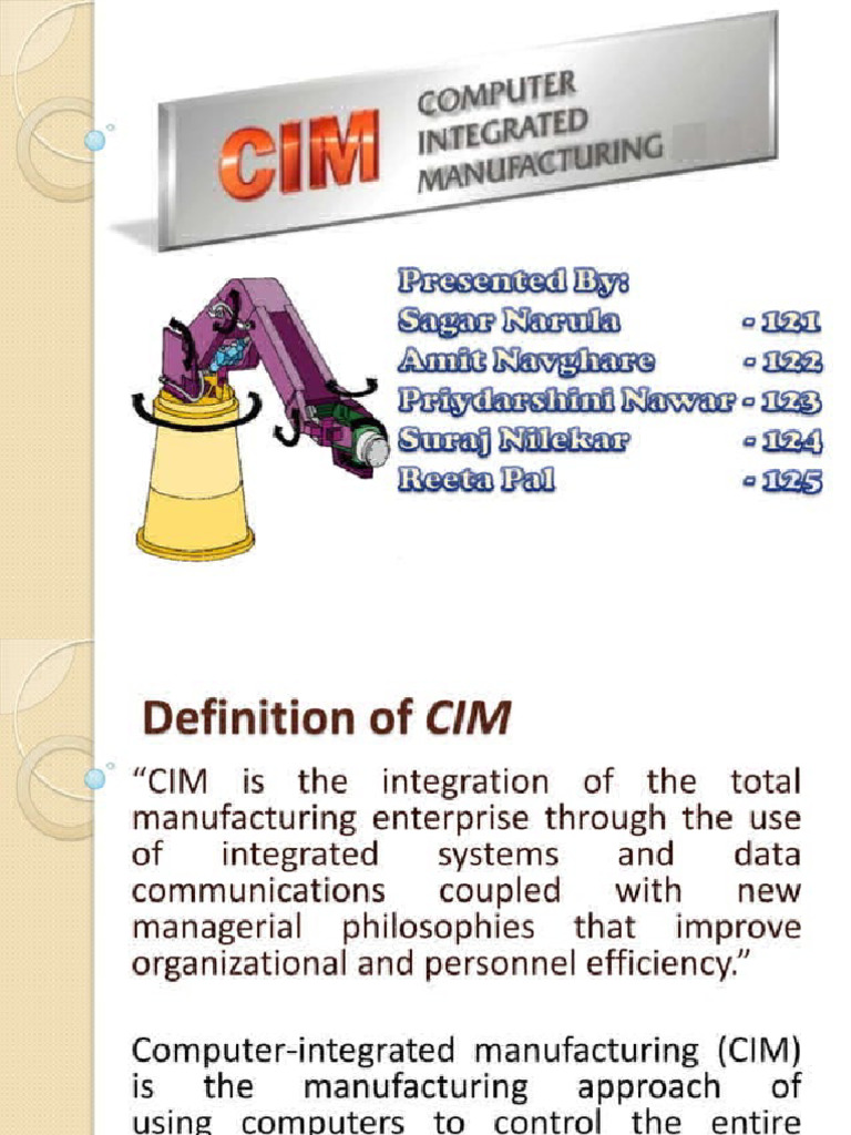 Computers in Cim | PDF
