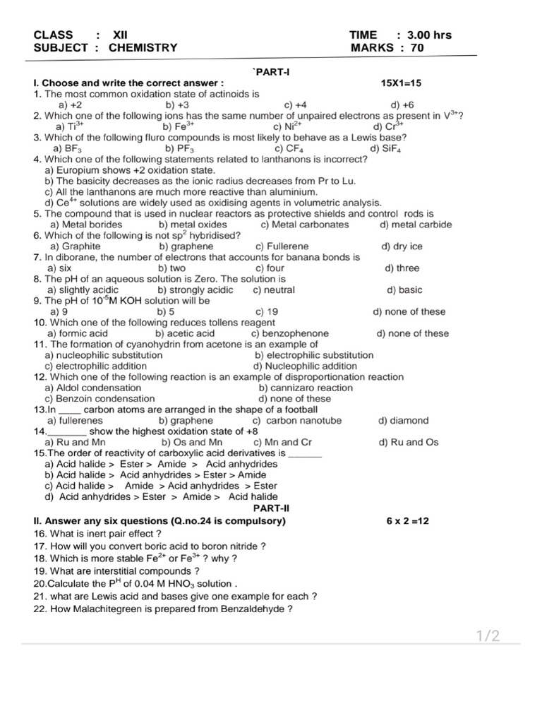 12th-Chemistry-Unit-Test-2-4-8-And-12-Question-Paper-English-Medium-PDF ...