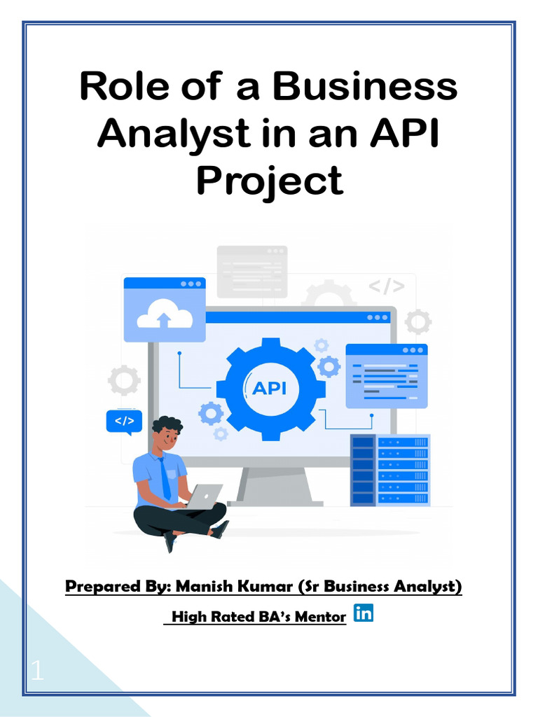 Role of Business Analyst in API Project | PDF | Databases | Information Technology