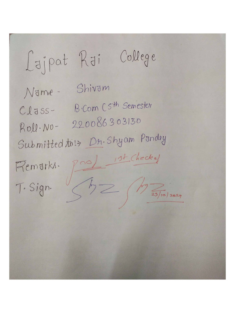 Model Paper 1 Business Finance | PDF