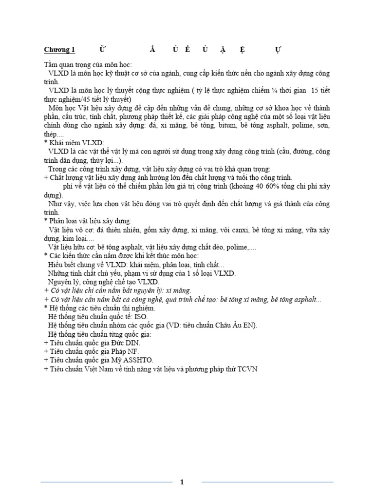 Bai Giang VLXD | PDF