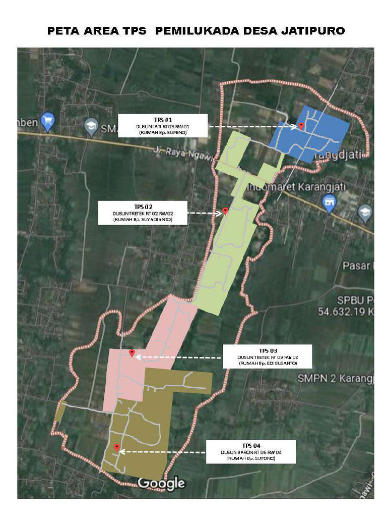 Peta Tps Pemilukada 2024 | PDF