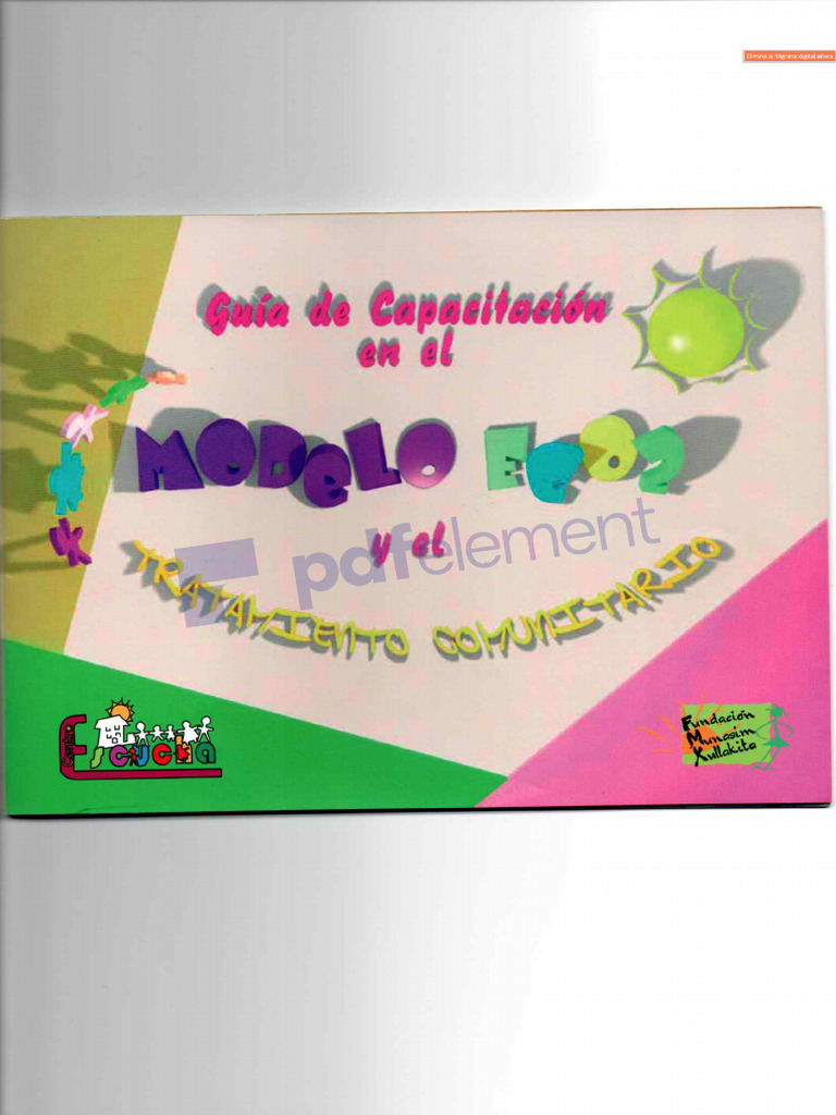 MODLEO ECO 2 Y TRATAMIENTO COMUNITARIO | PDF