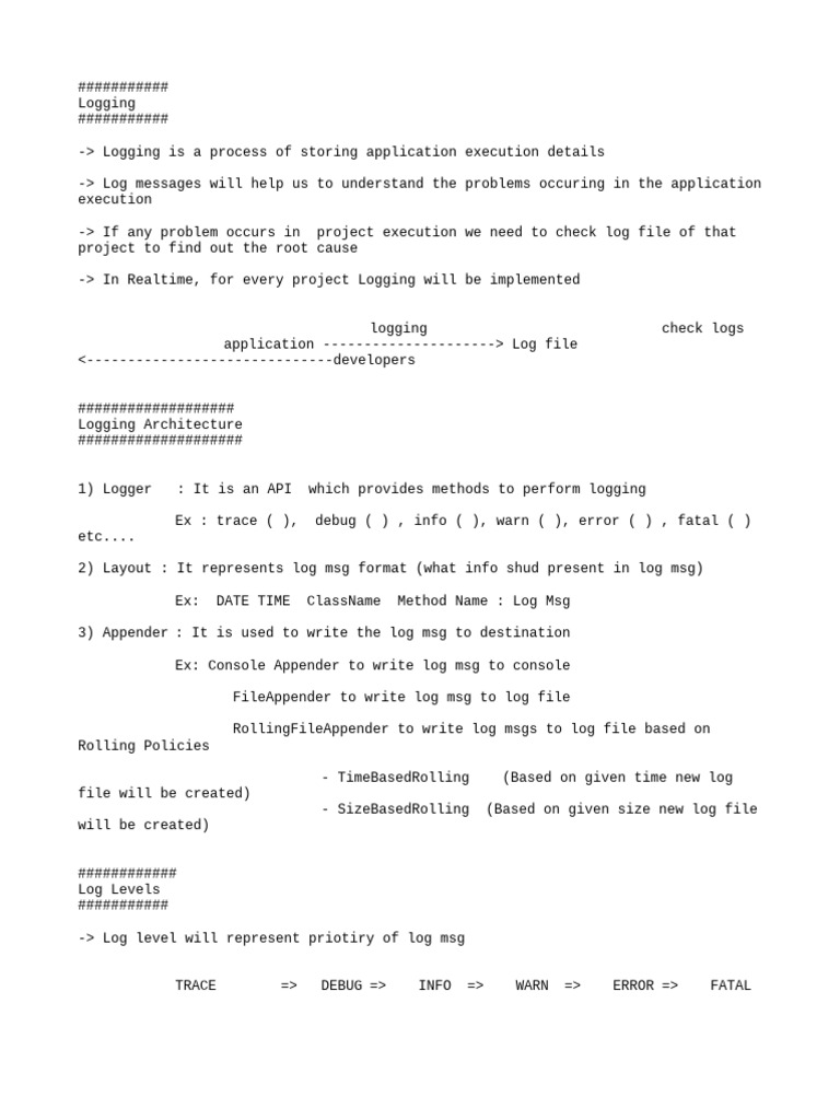 36-Logging in SpringBoot | PDF | Computer Science | Computing