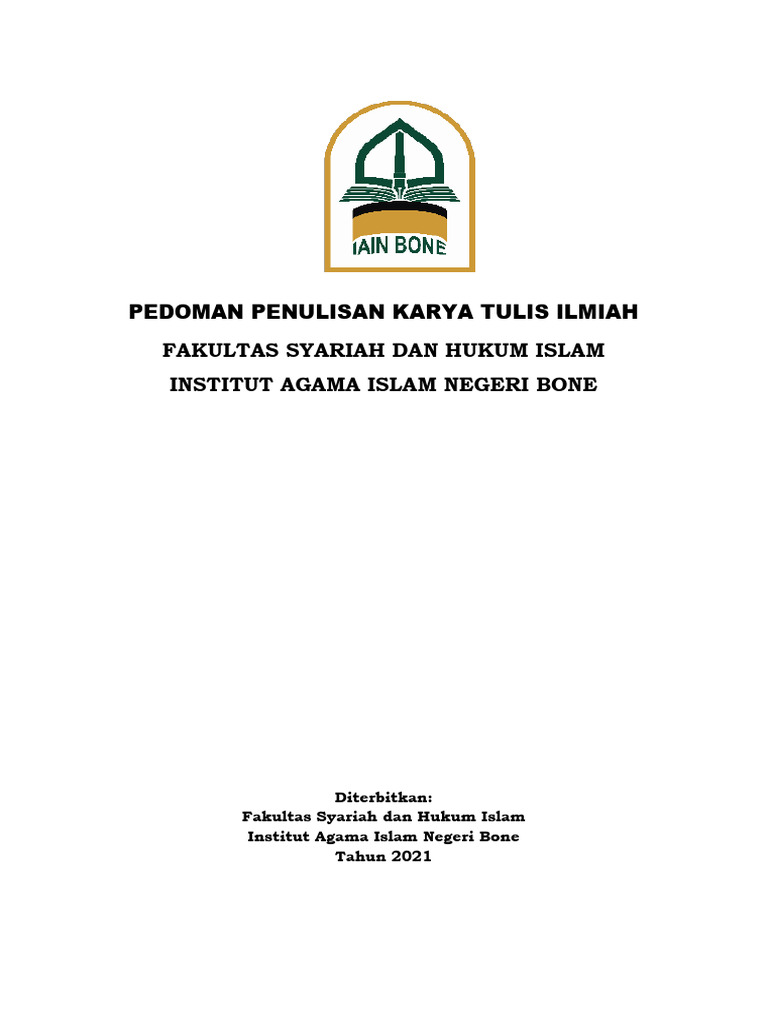 Pedoman Penulisan KTI FSHI 2021 | PDF