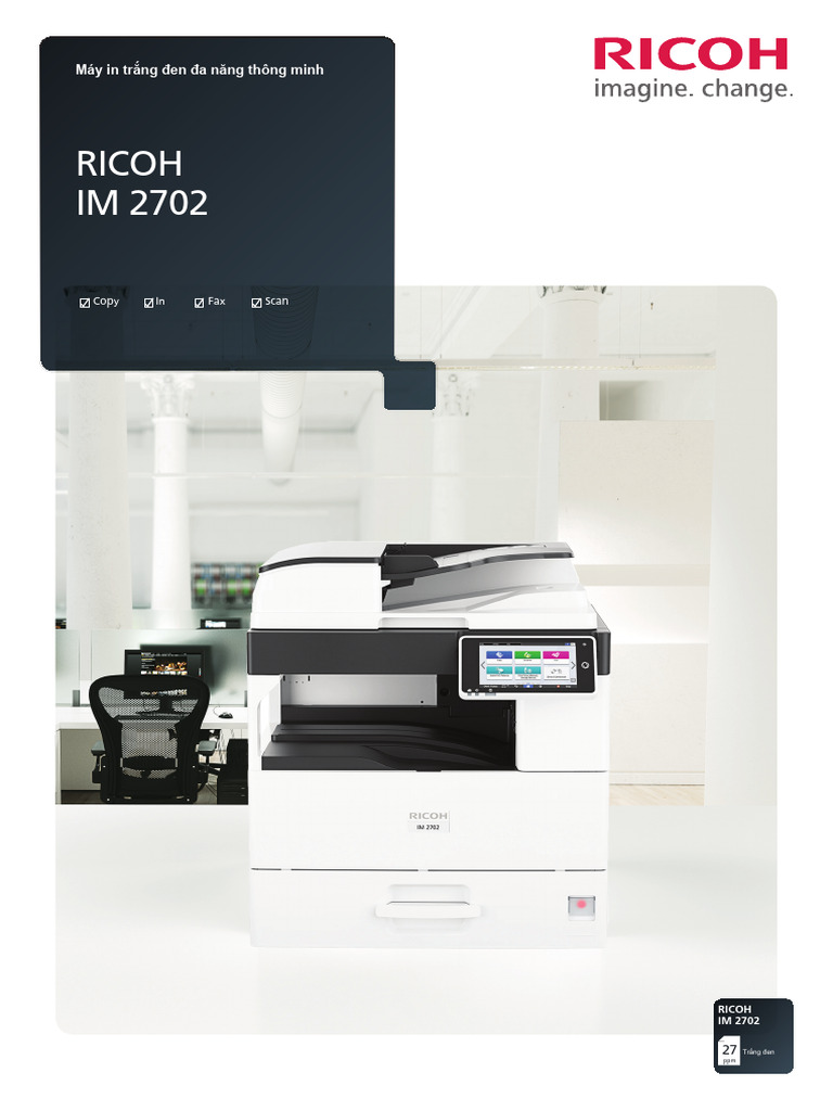 Ricoh Im 2702 | PDF
