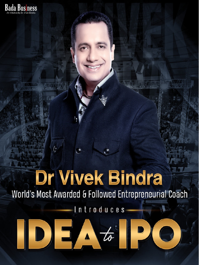 Idea To IPO Brochure With New Dates Final | PDF