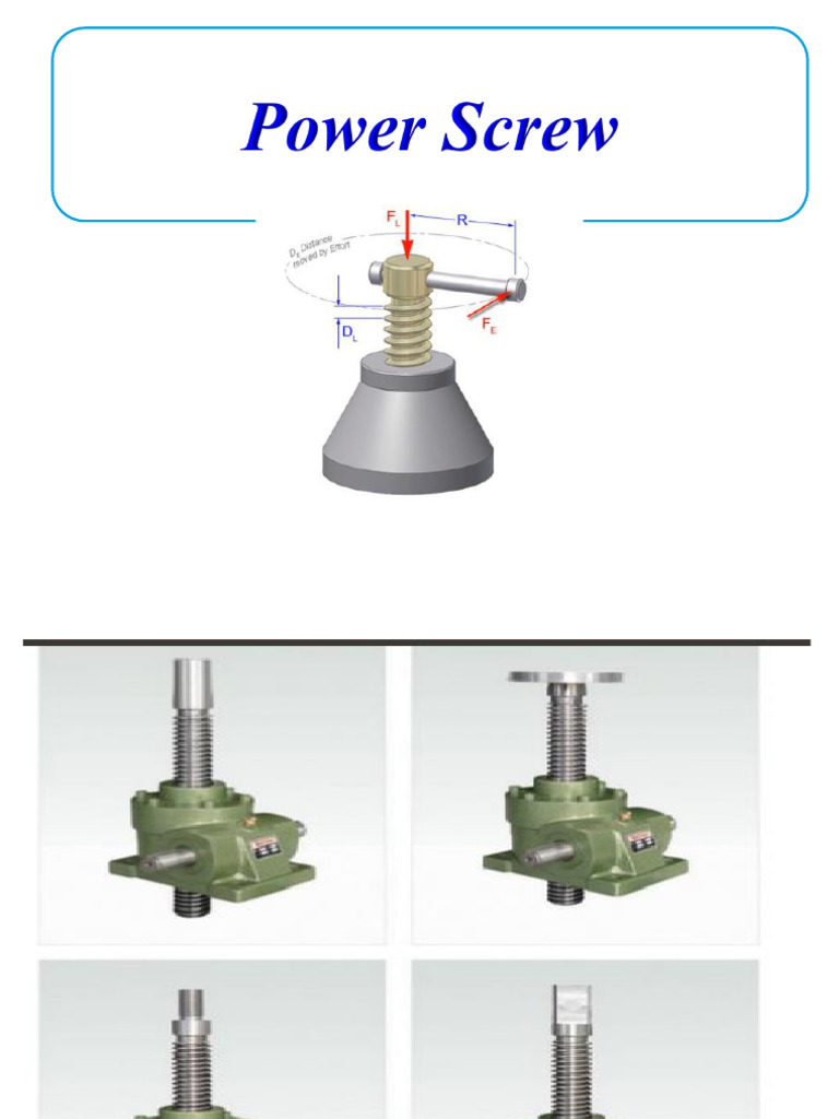 Lect 8 Screw Jack | PDF