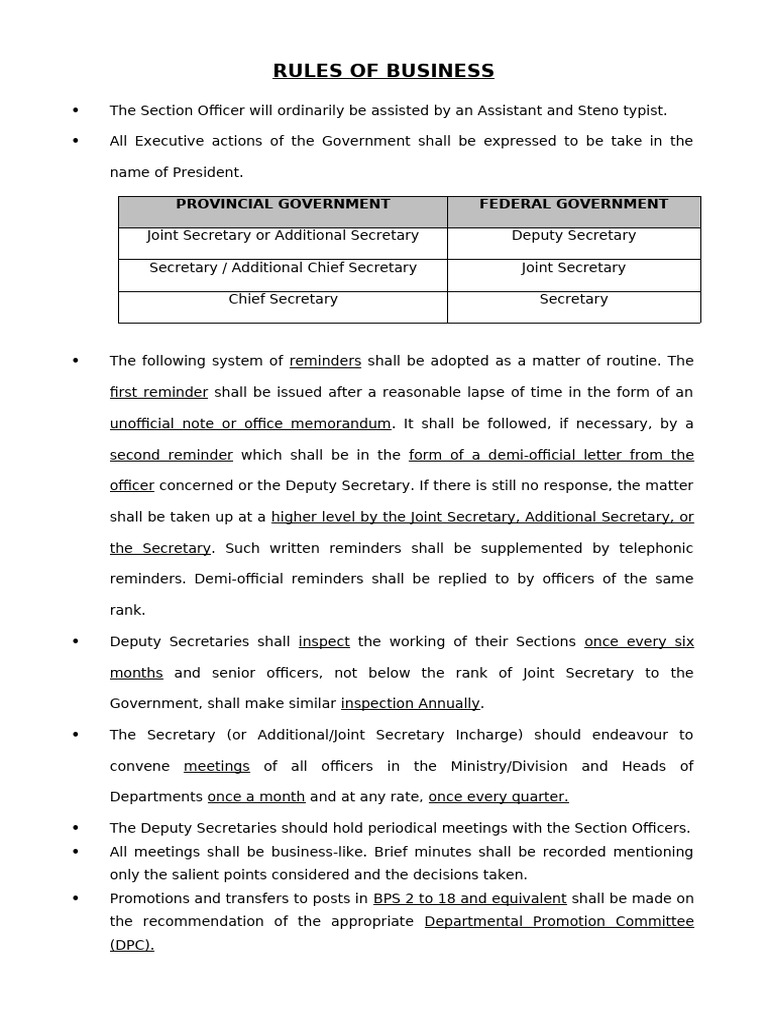 Business Rules | PDF | Government Business Rules | PDF | Government