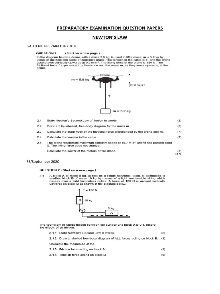 Preparatory Examination Question Papers-1-1 | PDF