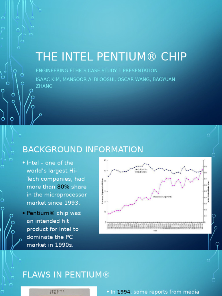 Intel Pentium Chip Scandal Case Study | PDF | Intel | Microprocessor