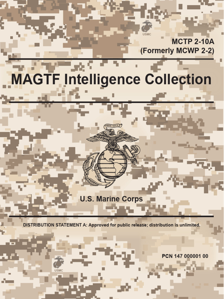 MCTP 2-10a | PDF | Staff (Military) | Military Intelligence