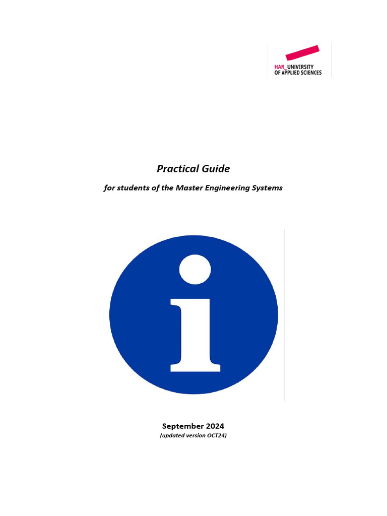 Practical Guide Master Engineering Systems 2024 Update OCT24 | PDF | Learning | Educational ...