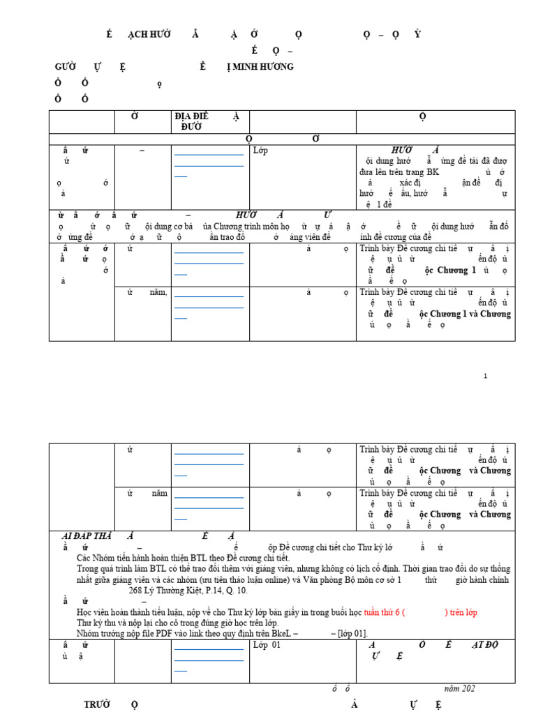CH - Kế Hoạch Hướng Dẫn BTL - 241 | PDF