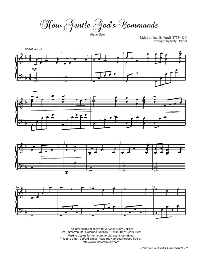 How Gentle Gods Commands | PDF