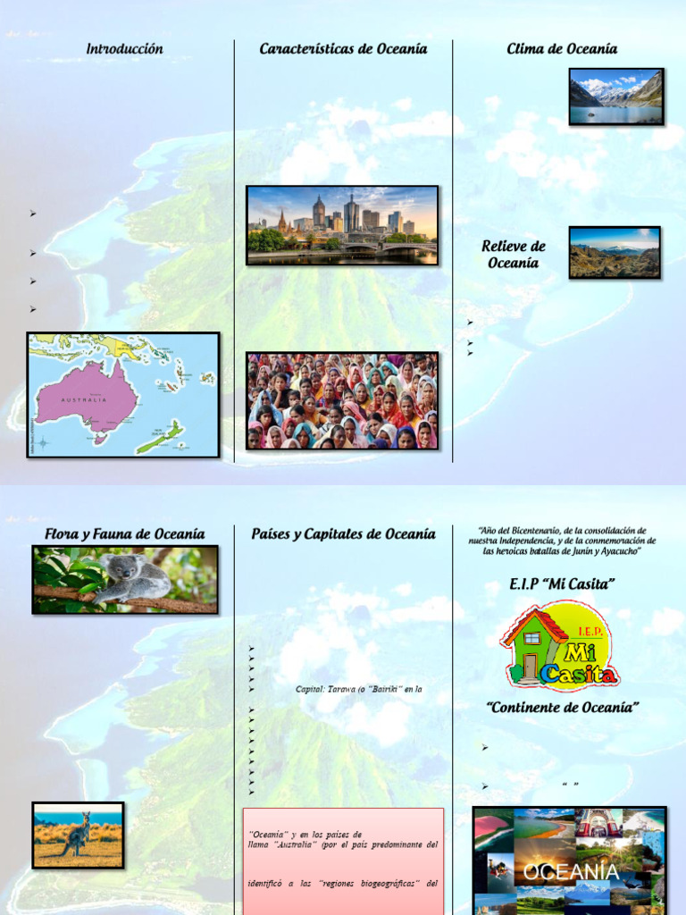 TripticoOceania Aaron | PDF