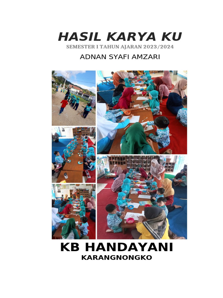 Cover Hasil Karya SMT 1 TH 2023-2024 | PDF